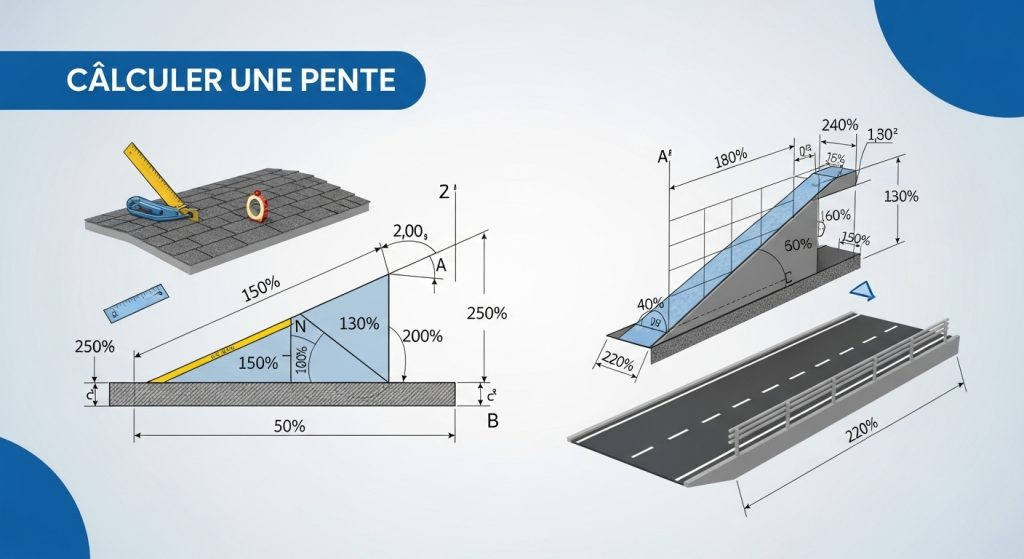 Calculer Une Pente | Pourcentage, Angle Et Hypoténuse