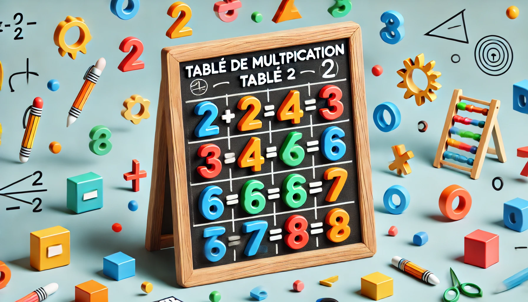 Table De Multiplication De 2 - Exercices Pratiques 2025