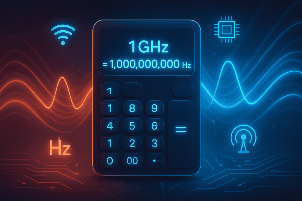 Convertisseur Gigahertz En Hertz – Outil Gratuit En Ligne